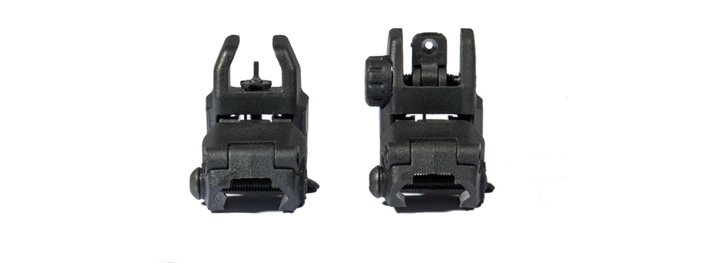 Acm Nbus Gen 2 Back-Up Sight Set (Color: Black) Airsoft Gun - Army ...