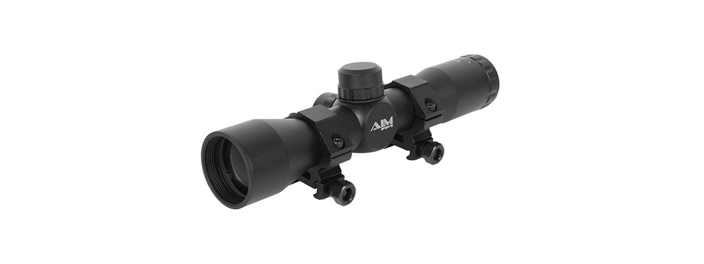 Aim Sports 4X32 Compact Rangefinder Airsoft Tactical Combat Scope ...