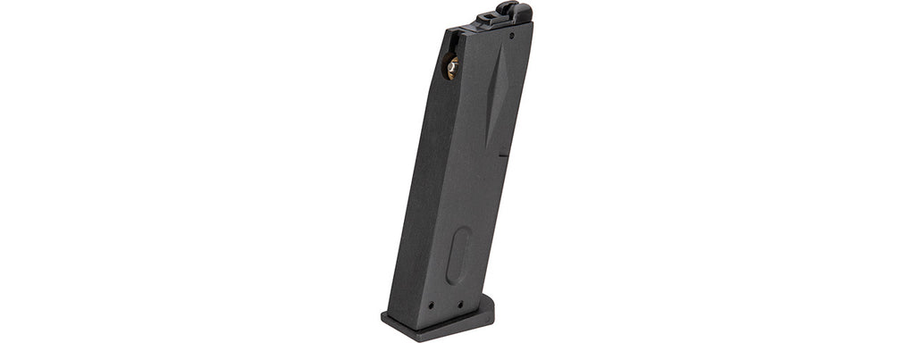 ASG 25 Round M9 Gas Blowback Pistol Magazine (Black) - Army AirsoftGuns