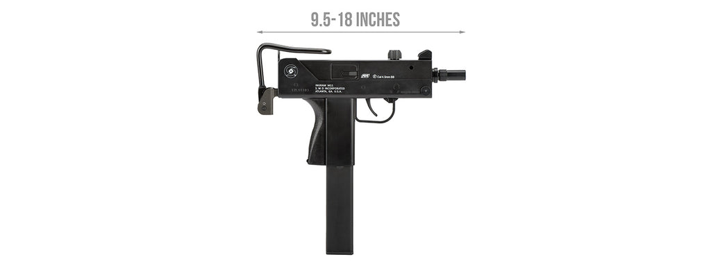 ASG Cobray Ingram CO2 Non-Blowback M11 Submachine Airgun (BLACK) - Army ...