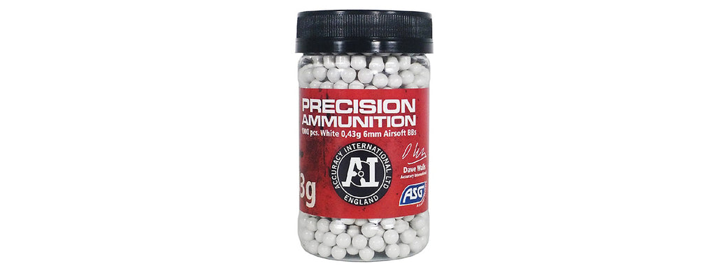 Asg Precision Ammo Heavy 0.43 Gram 6Mm Airsoft Bbs - Army AirsoftGuns