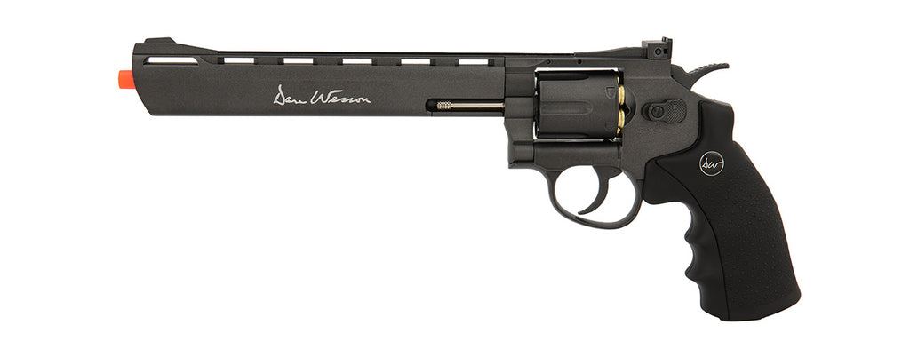 Asg Full Metal Dan Wesson Licensed 8" Airsoft Co2 Revolver - Grey ...