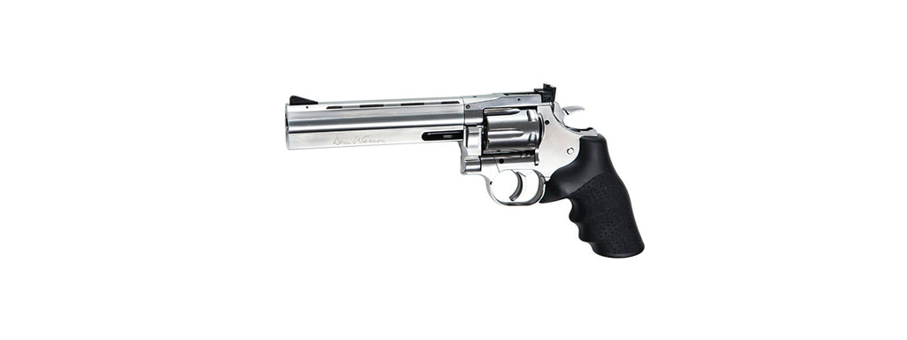 Asg Dan Wesson 6" Co2 Nbb Airsoft Revolver - Silver - Army AirsoftGuns