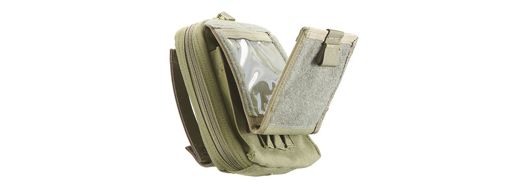 Code 11 Tactical Molle Map Pouch (Color: OD Green) - Army AirsoftGuns