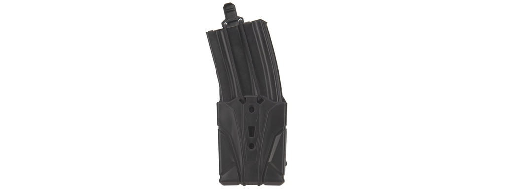 Lancer Tactical Hard Shell M4 Magazine Holder for Belts (Color: Black ...