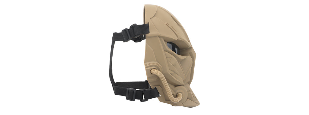Chastener II Full Face Mask (Color: Tan) - Army AirsoftGuns