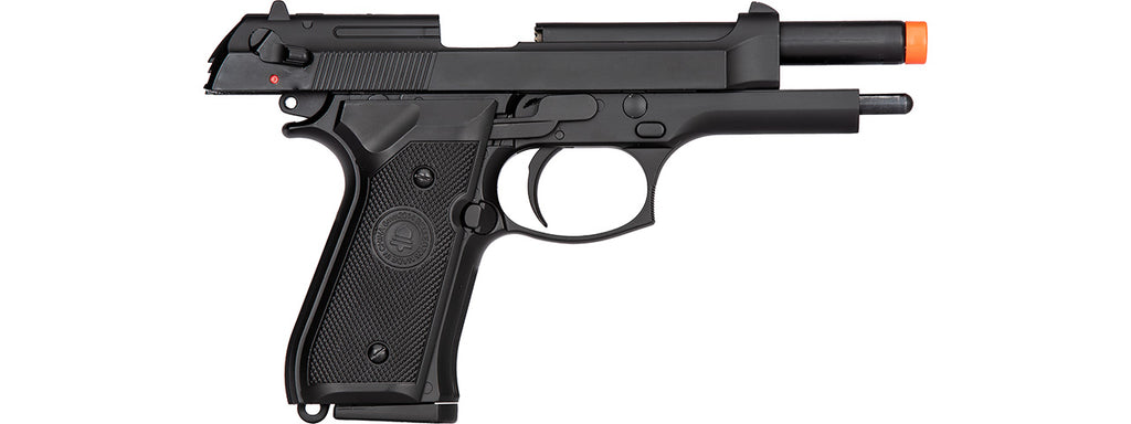 Double Bell M92 U.S. Army Gas Blowback Airsoft Pistol (Black) - Army ...