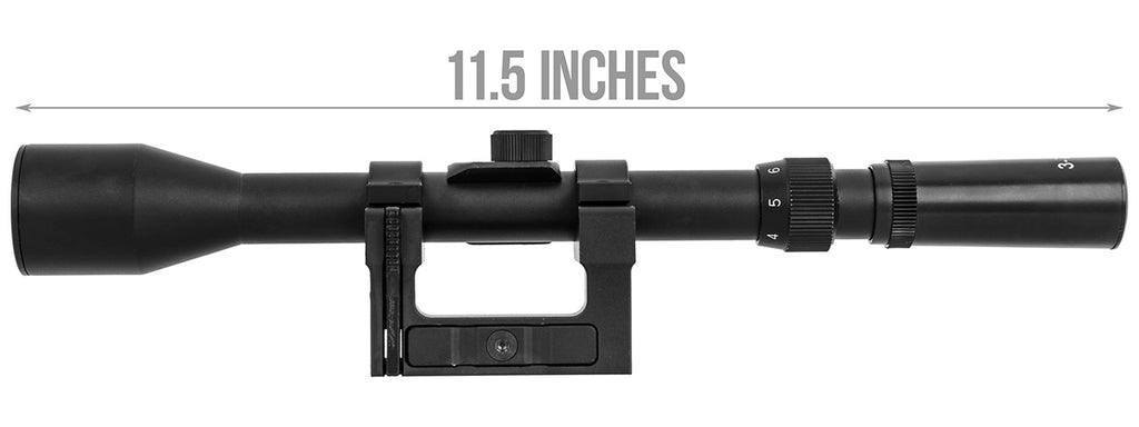 Double Bell 3-9X40 Rifle Scope for Kar 98k WWII Rifle (BLACK) Airsoft ...