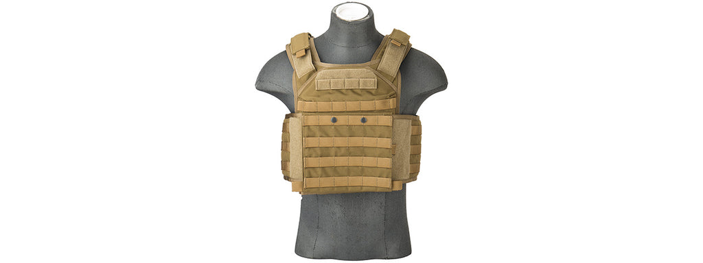 Flyye Industries Molle Fapc Tactical Vest W/ Molle Cummerbund (Coyote ...