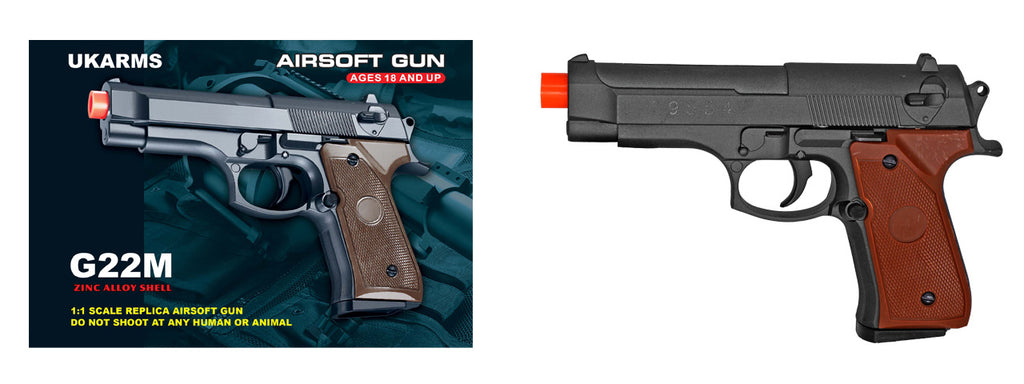Ukarms G22M Metal Spring Pistol - Army AirsoftGuns
