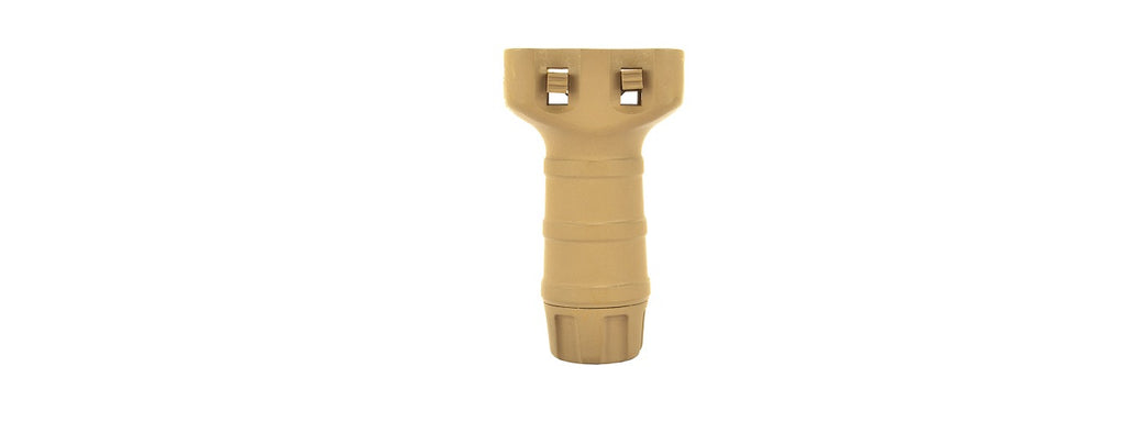 Golden Eagle Airsoft Gun Stubby Vertical Foregrip - Tan - Army AirsoftGuns