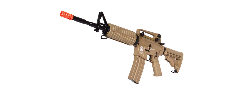 G&G Combat Machine M4A1 Carbine Airsoft AEG Rifle (Color: Desert Tan ...