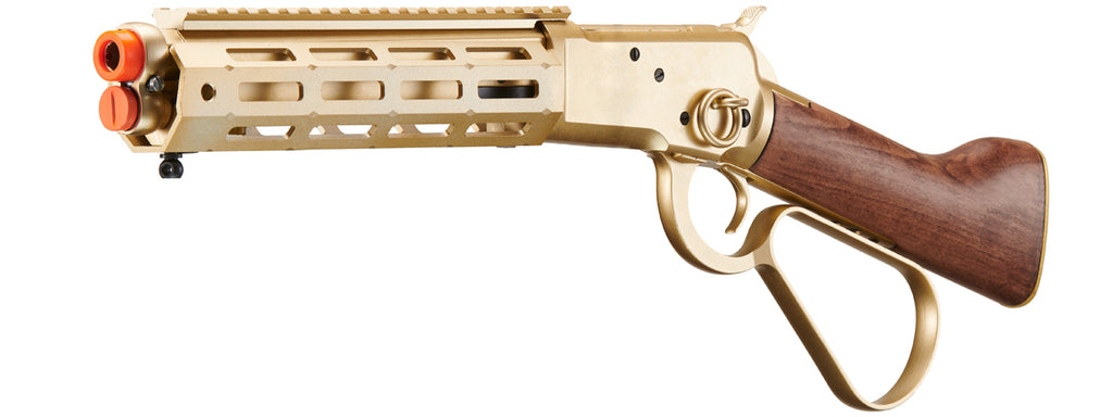 A&K M1873 "Mares Leg" Lever Action Airsoft Green Gas Rifle w/ M-LOK Ra ...