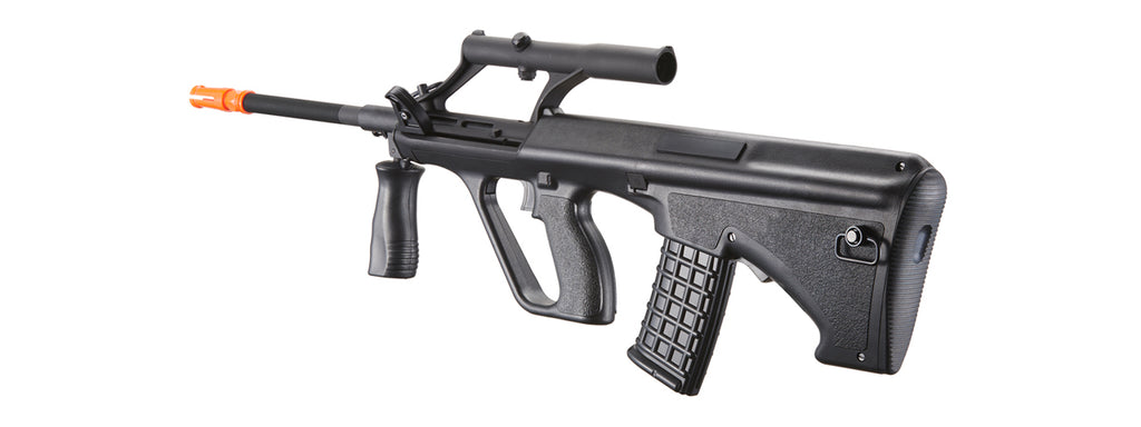 Army Armament Polymer Aug Aeg Airsoft Rifle W/ Scope (Color: Black ...