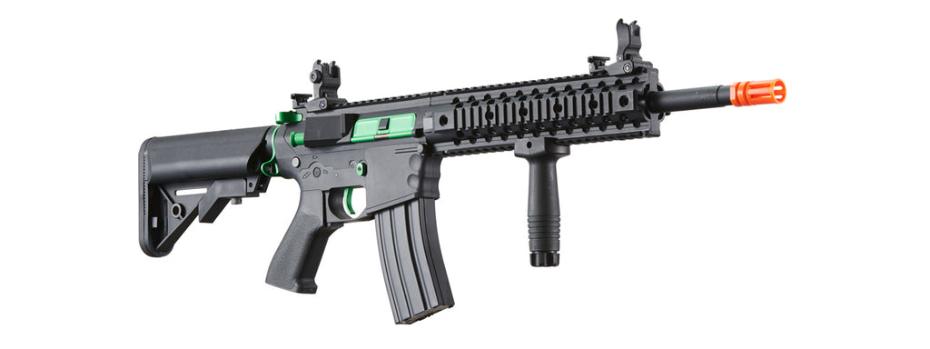 Airsoft Gun Lancer Tactical Gen 2 M4 Evo Airsoft AEG Rifle (Color: Bla ...