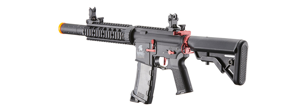 Lancer Tactical Gen 3 M4 Carbine SD AEG Airsoft Rifle Gun with Mock Su ...