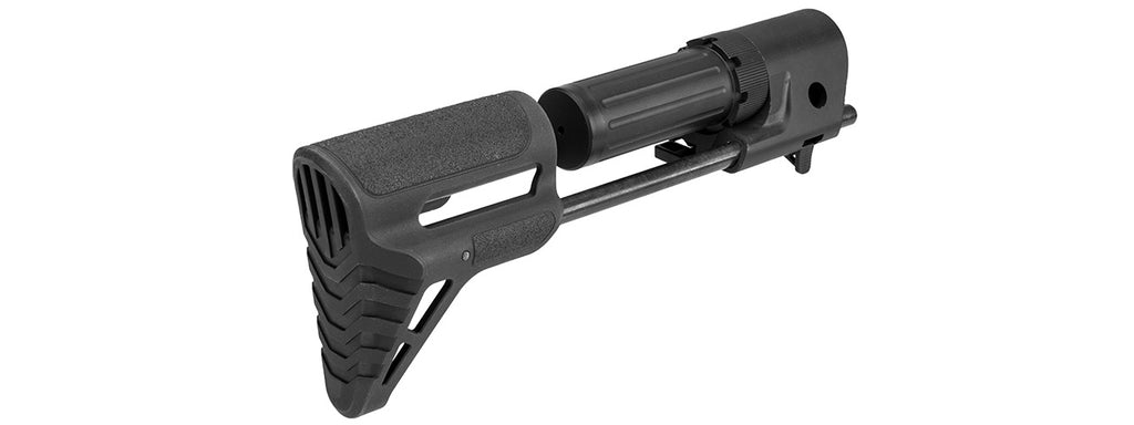 Lancer Tactical M4 AEG Retractable PDW Stock (BLACK) - Army AirsoftGuns