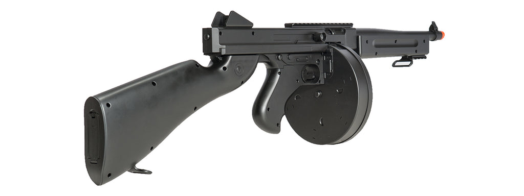 M811 Double Eagle M1A1 Aeg Airsoft Tommy Gun Rifle (Black) Airsoft Gun ...