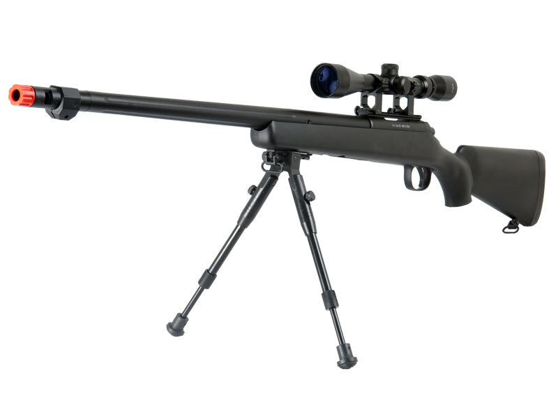 Well Mb07Bab Vsr-10 Bolt Action Rifle W/Fluted Barrel, Scope & Bipod ...