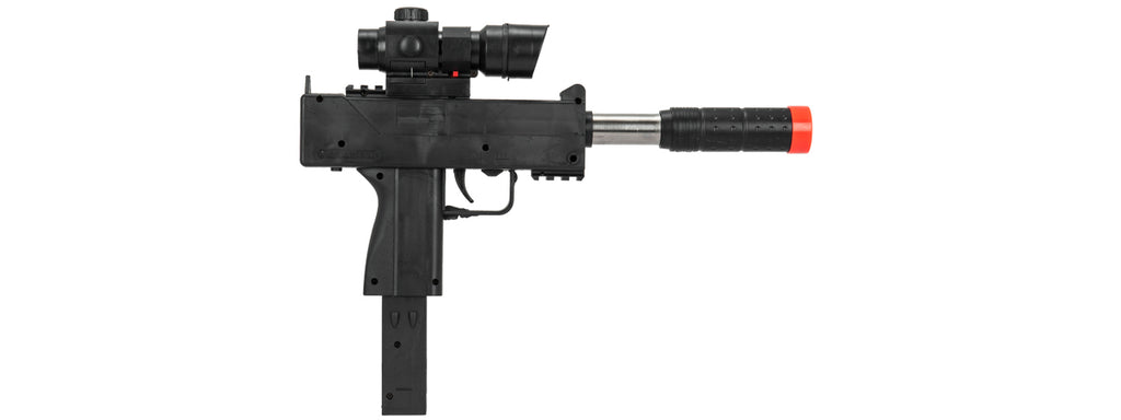 P2304 Spring Uzi W/ Laser & Scope - Army AirsoftGuns