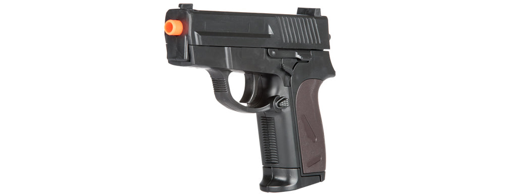 P618Bag Spring-Loaded Pistol (Black) - ArmyAirsoftGuns.Com