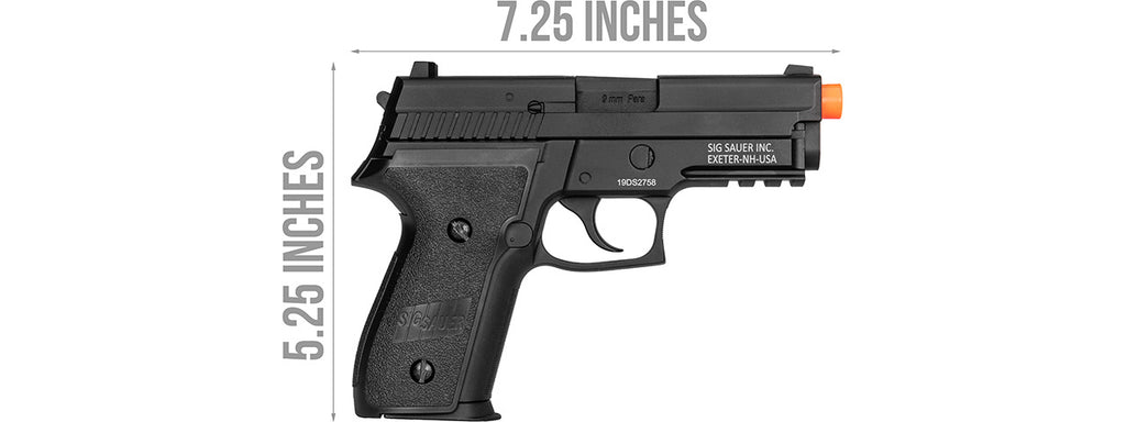 Sig Sauer Proforce P229 Gas Blowback Airsoft Pistol (Black) - Army ...